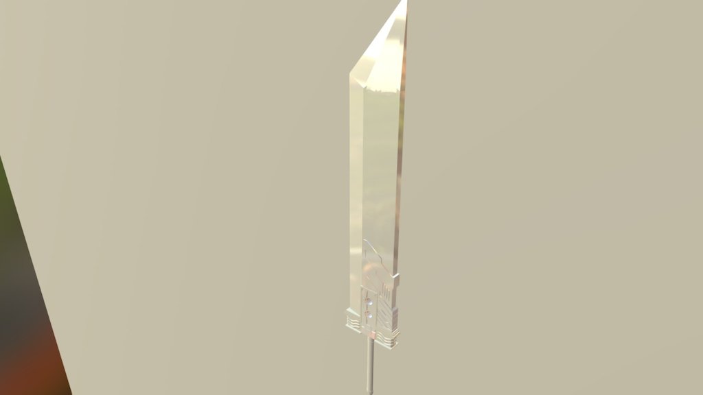 Crisis Core Buster Sword WIP - 3D model by vairse [e65e836] - Sketchfab