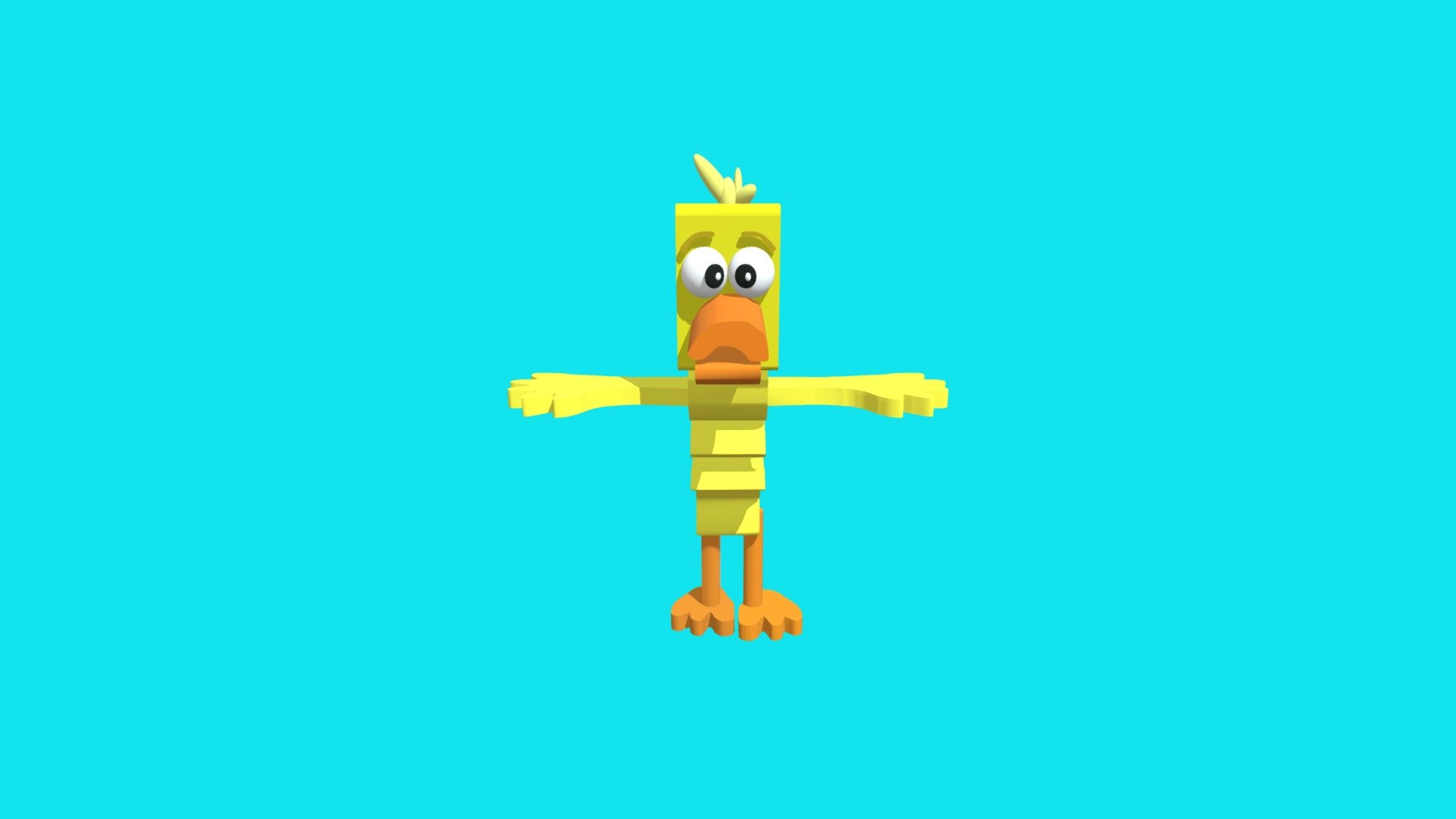 Duck - Word World - 3D model by trcchannel570 [e662da8] - Sketchfab