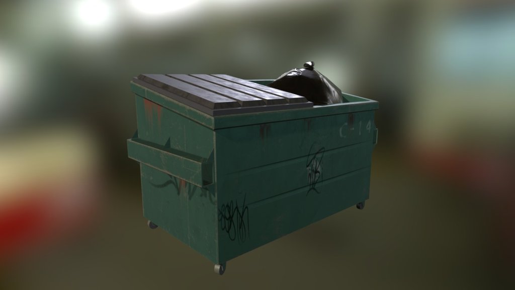 Dumpster - 3D model by babamay [e662fbe] - Sketchfab