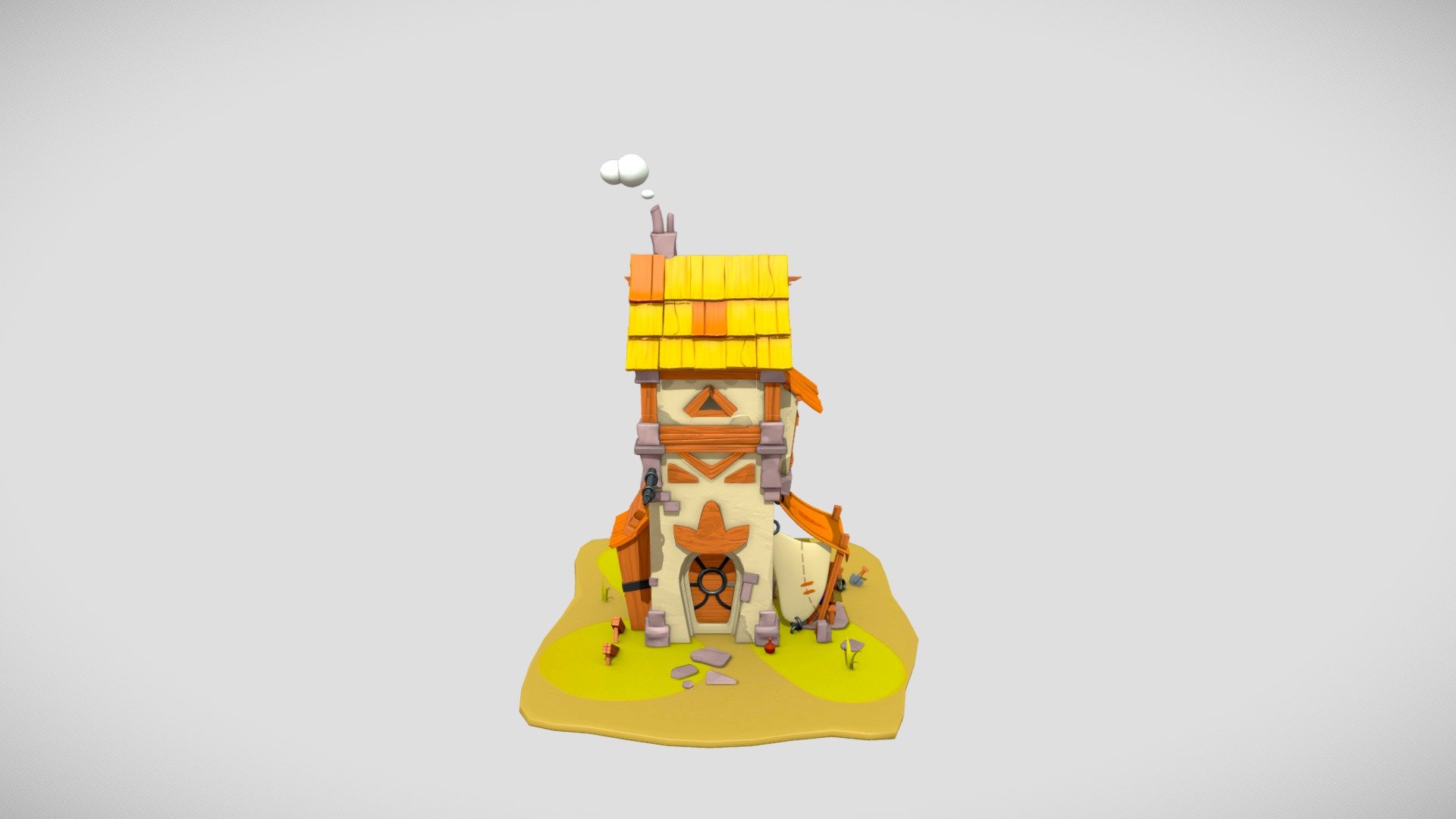 radish shack - Download Free 3D model by null3t (@rachelyong2010 ...