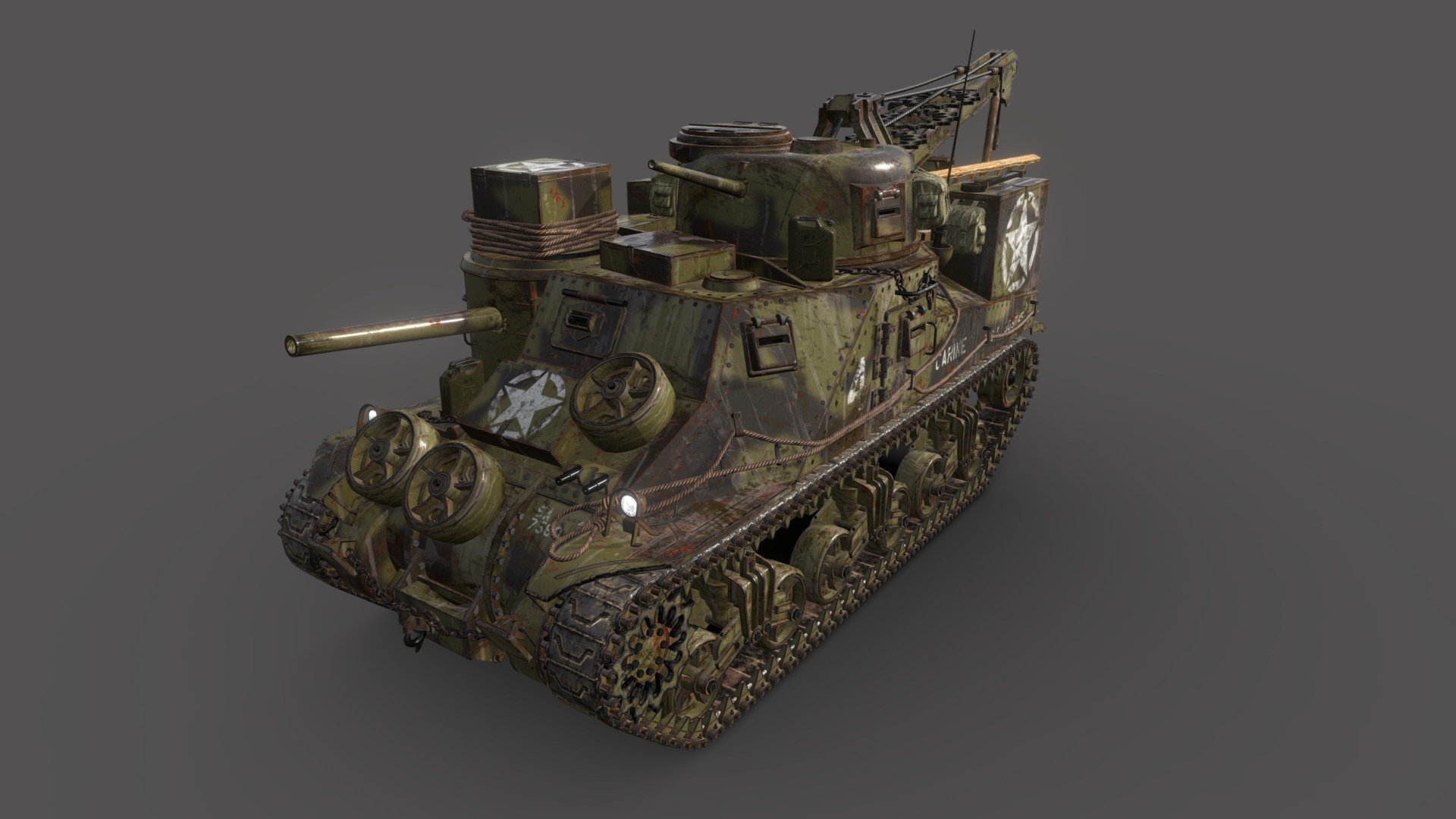 Tank - M31 - 3D model by youssef.koumi [e66834a] - Sketchfab