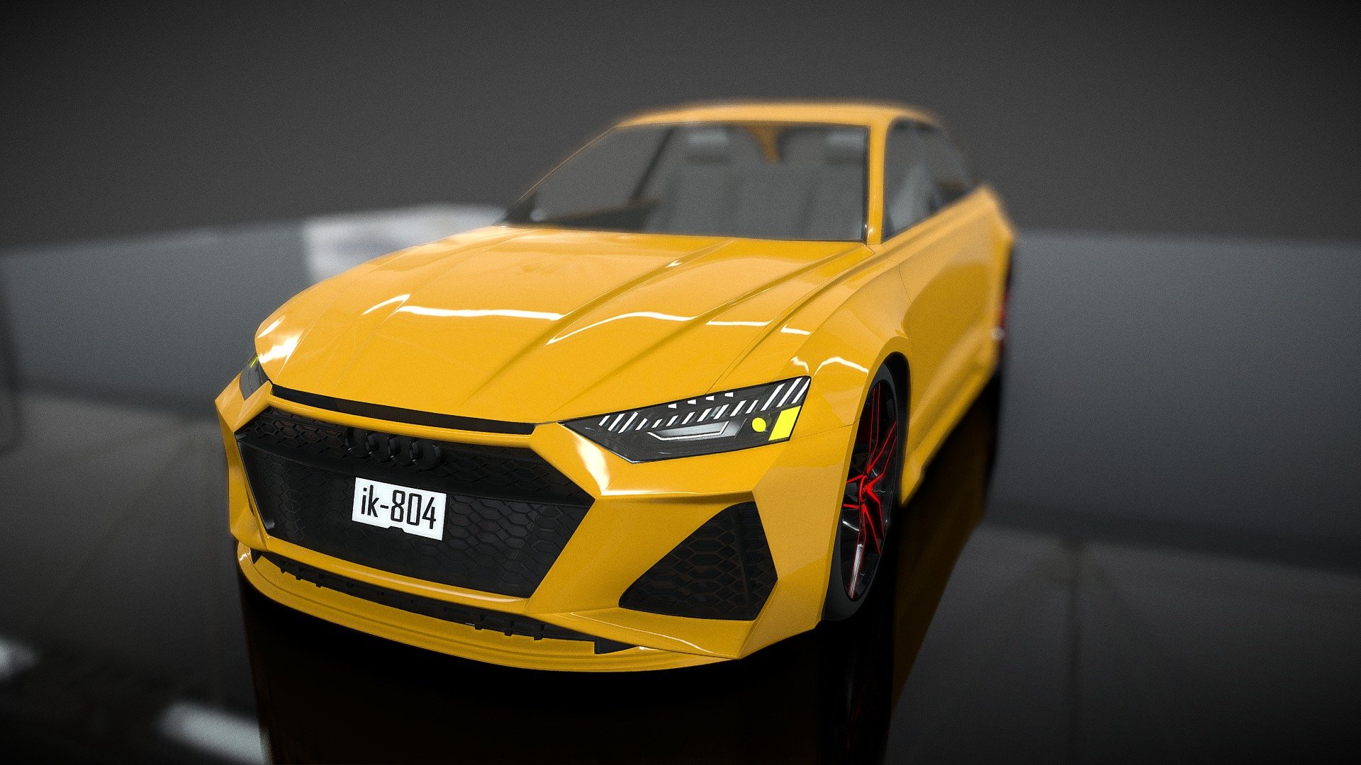 Audi RS7 Sportback – Realistic Car 3D Model - Download Free 3D model by ...