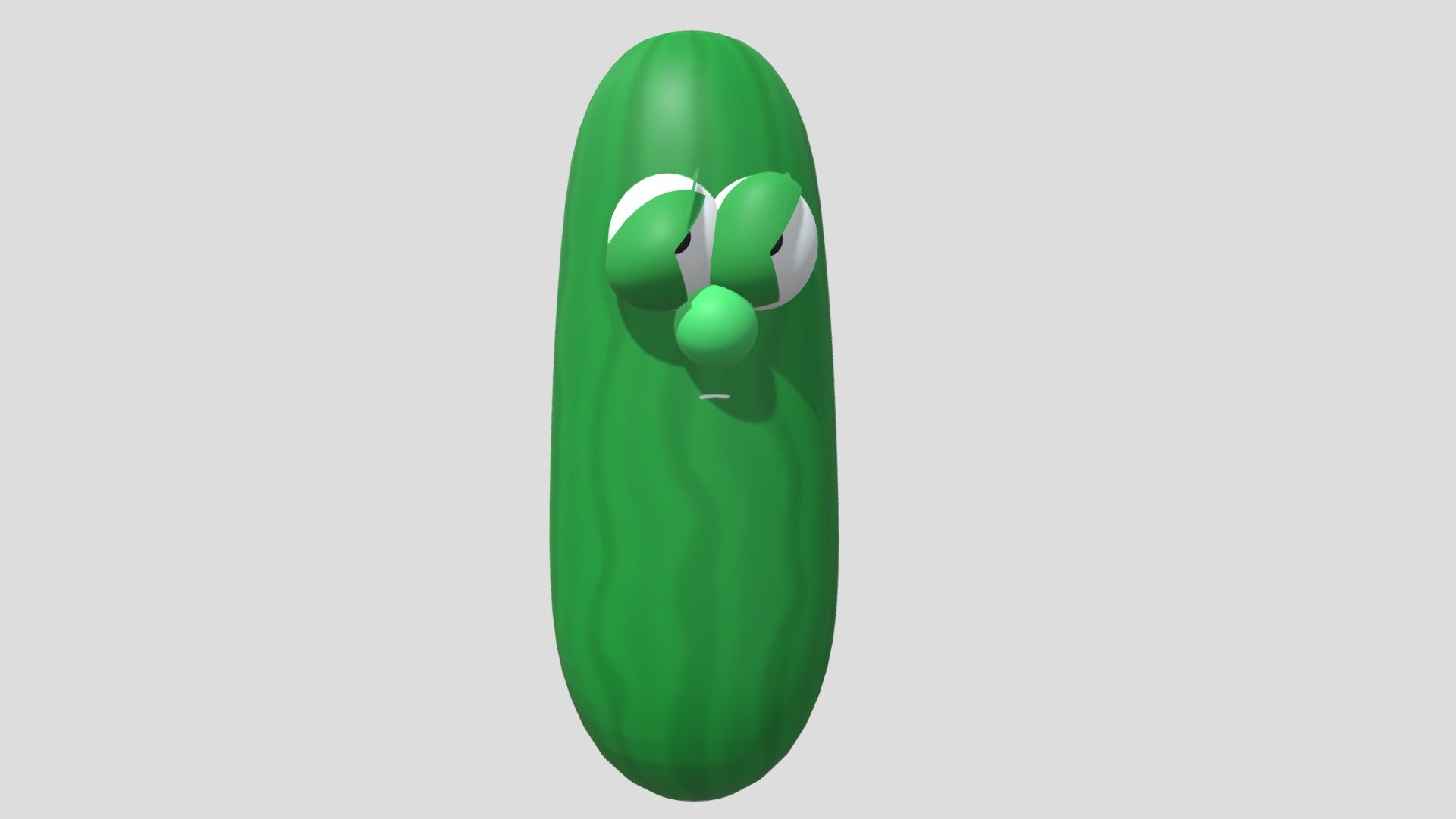 Larry The Cucumber (2000) (Partial Update) - Download Free 3D model by ...