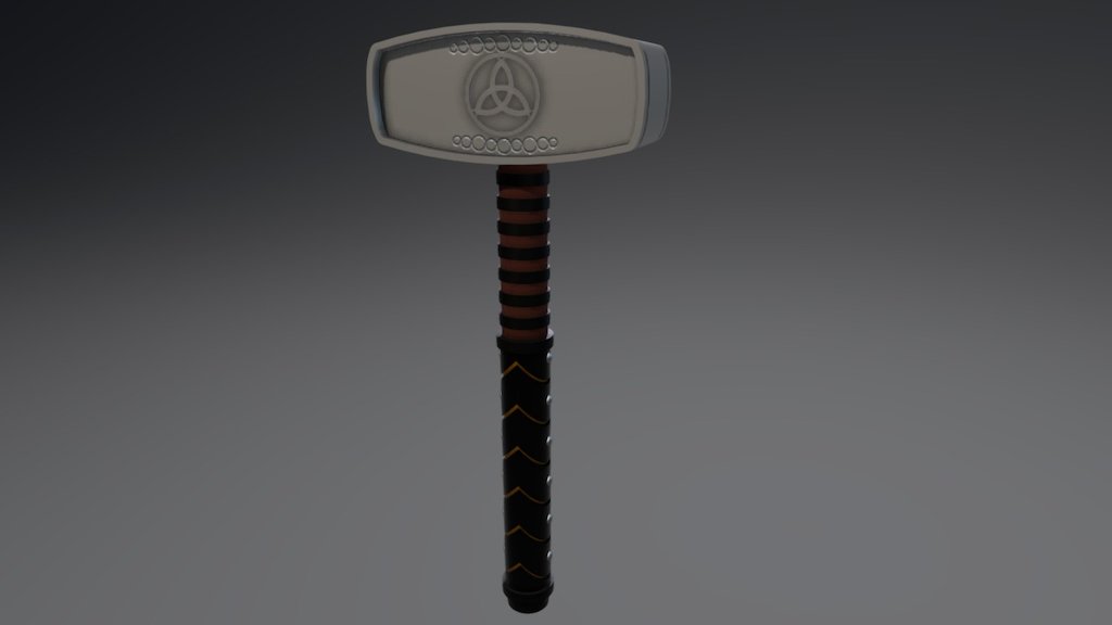 Mjolnir - 3D model by Caleb Phillips (@cphillips) [e66bf66] - Sketchfab