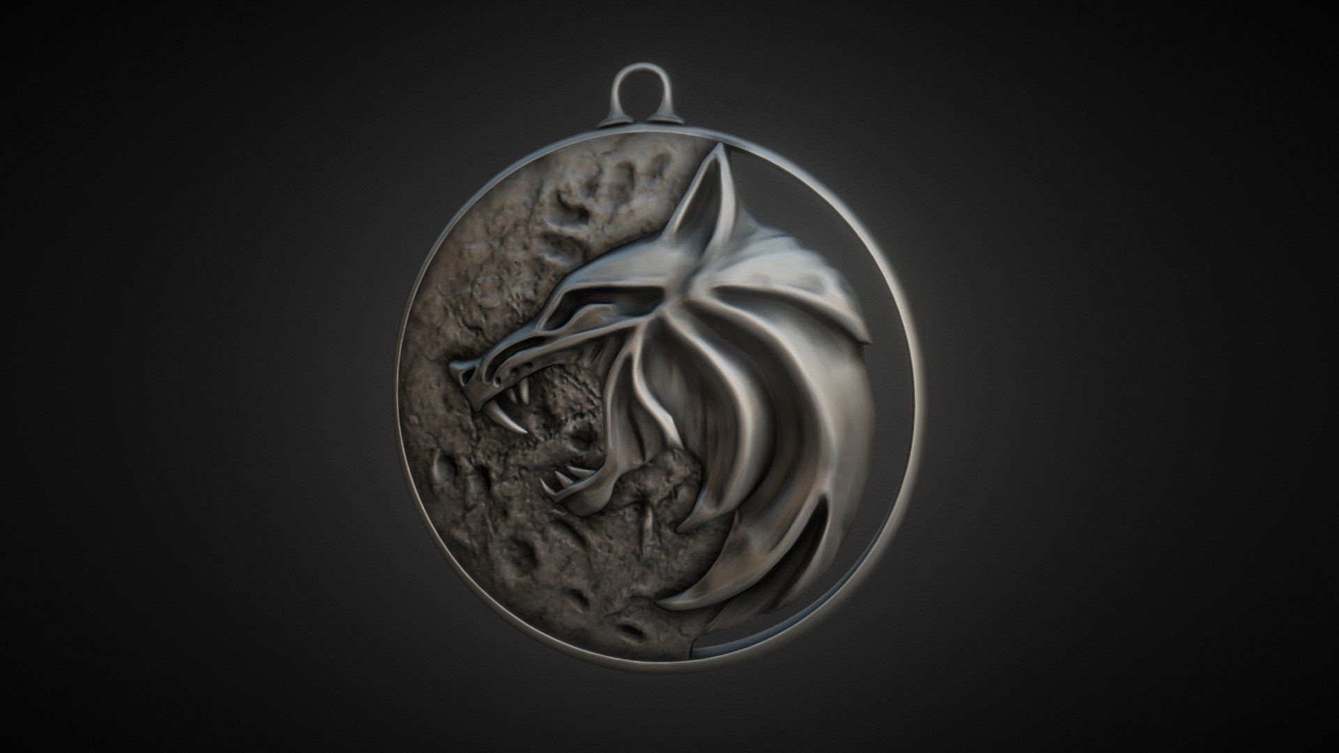 The Witcher medallion print - 3D model by Miguel Torres ...