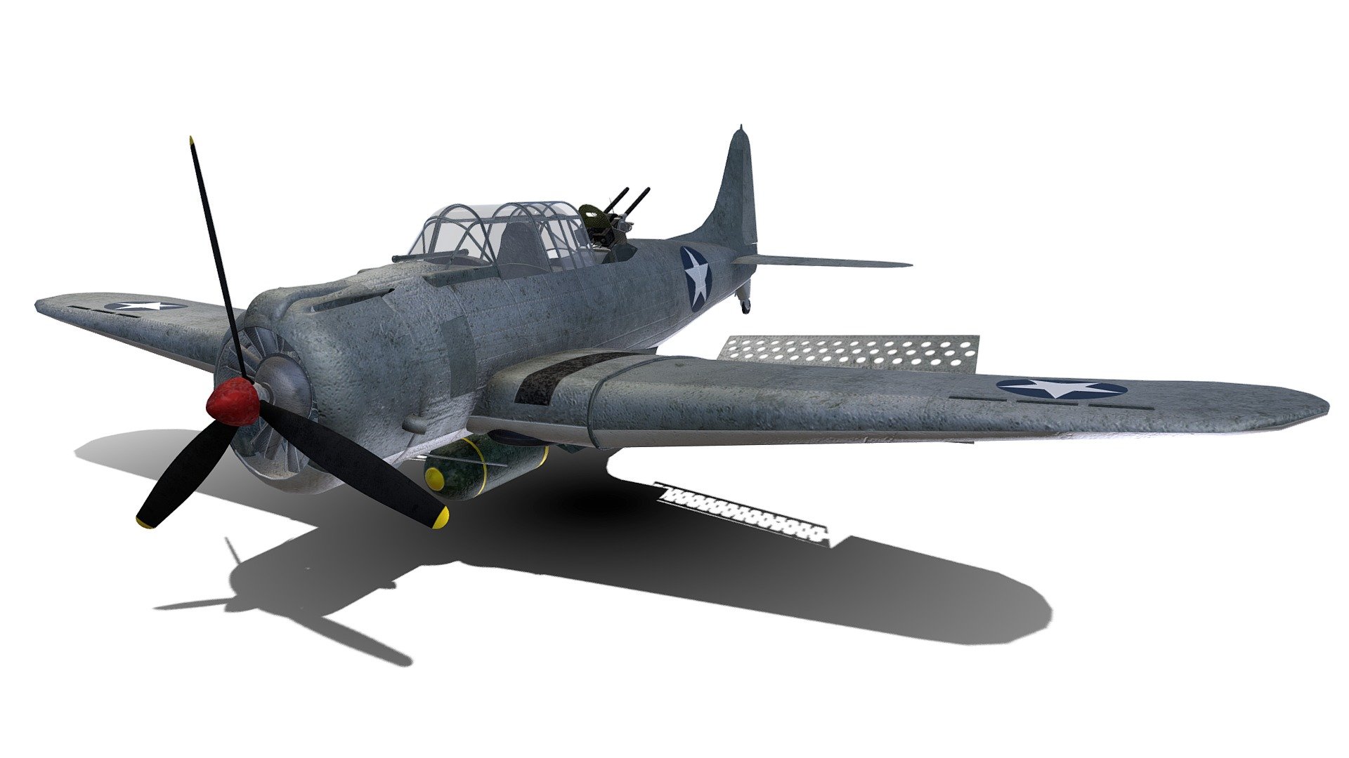 Douglas SBD : WW2 Plane - 3D model by Studio Lab (@studiolab.dev ...
