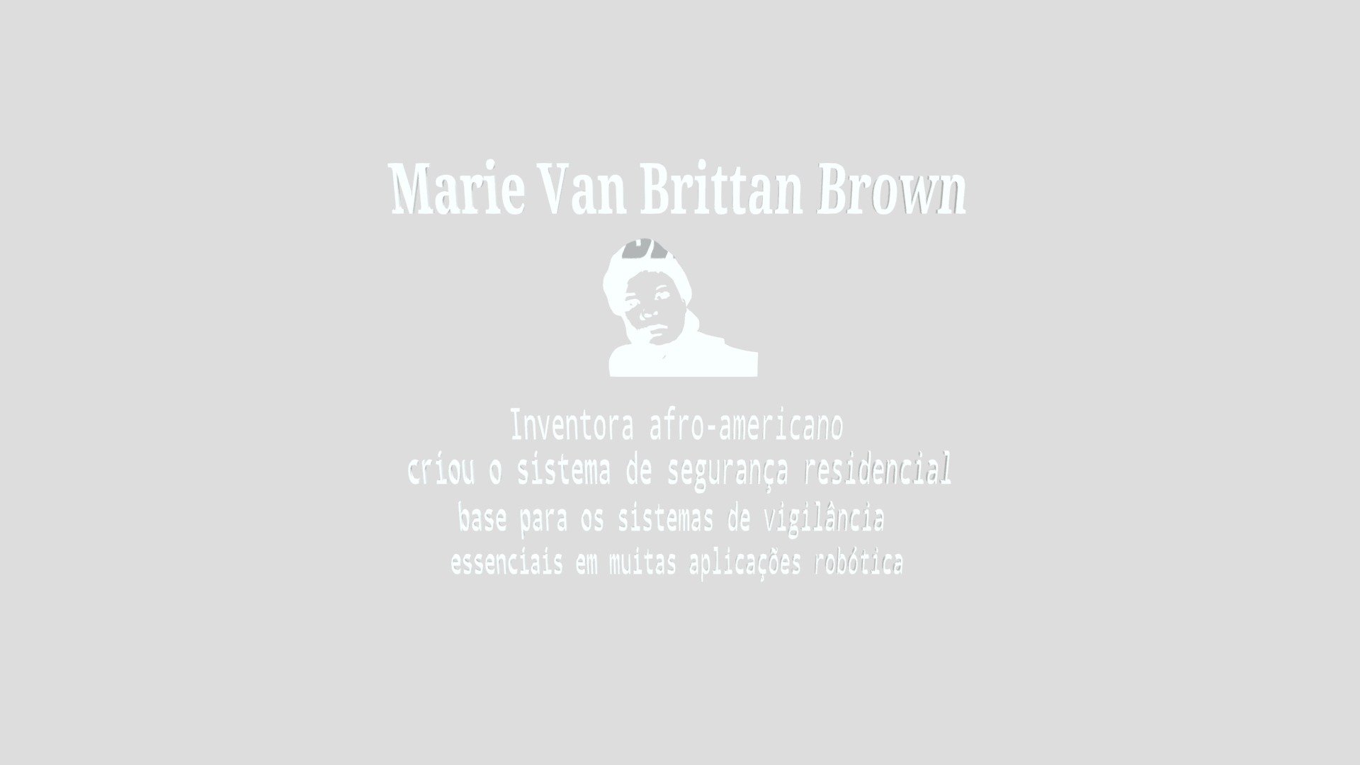 08 Marie Van Brittan Brown - Download Free 3D model by Professor ...