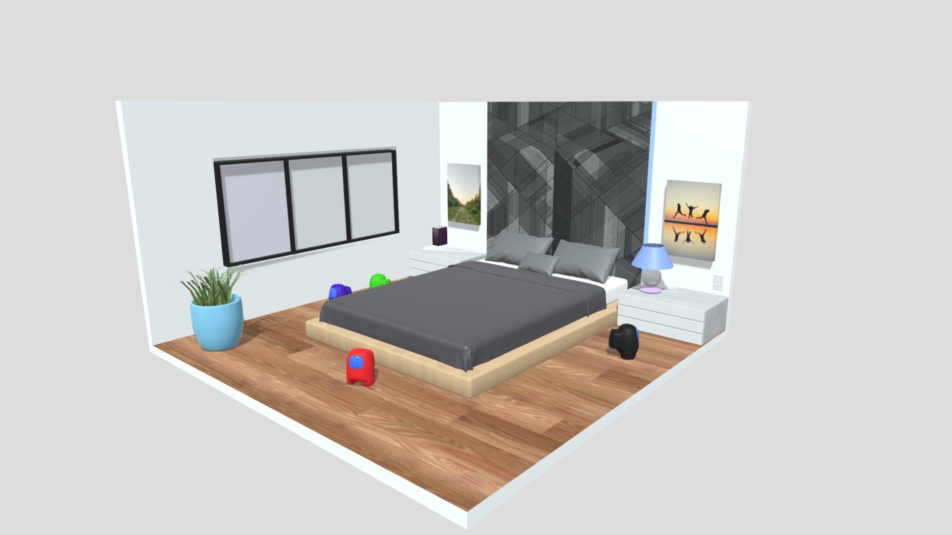 My Isometric Bedroom Workshop - 3D model by TEYEXZENFIRE (@krittintey ...