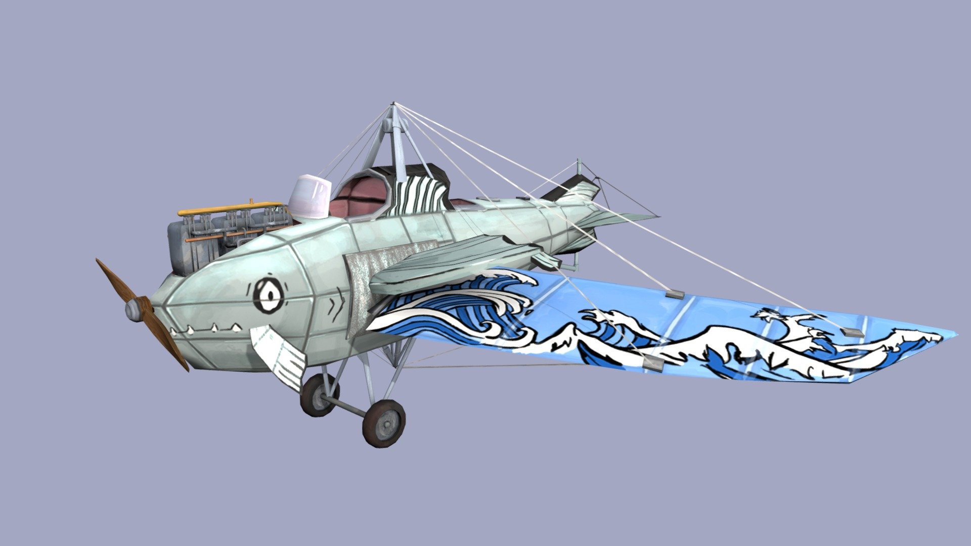 Flying Circus:Jeannin Stahltaube - Pla(i)ne Fish - 3D model by ...