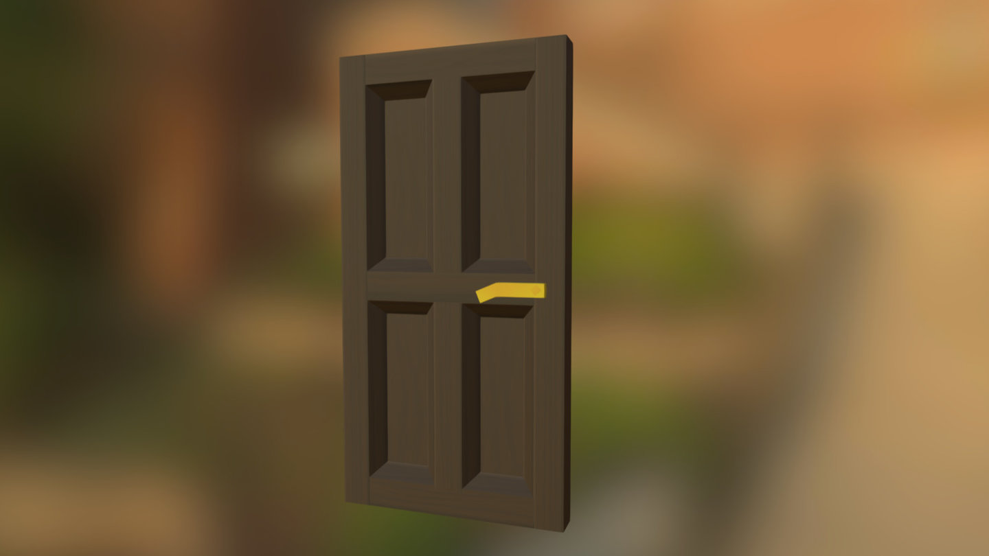 dark_oak_door - 3D model by o128 [e670826] - Sketchfab