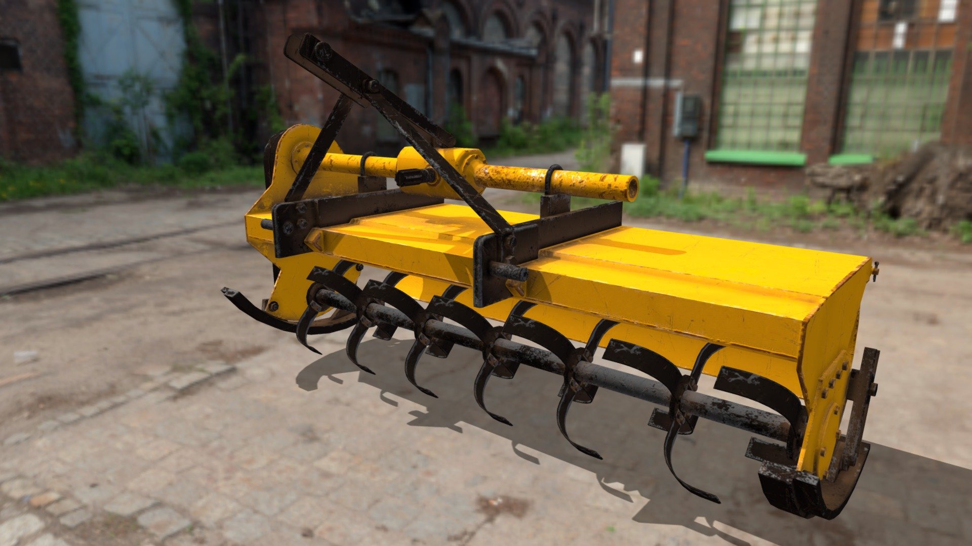 Rotary cultivator - Download Free 3D model by JarviceOne [e67093c ...