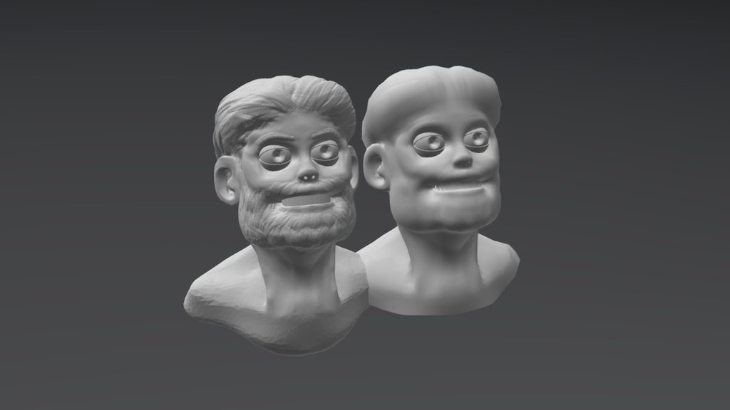 Caricature - 3D model by HenkKok [e670cd3] - Sketchfab