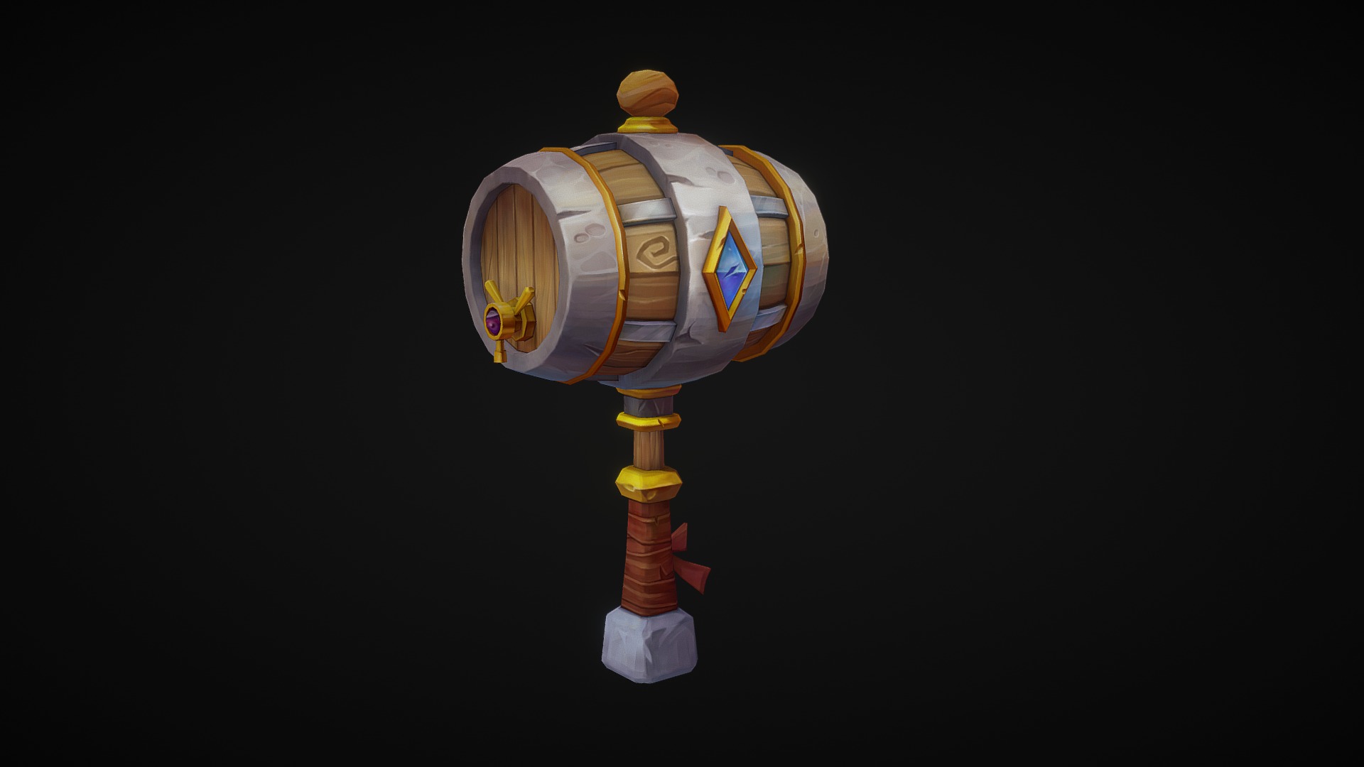 Stone Hammer - 3D model by Cecilia (@cecilia.lee) [e6734f0] - Sketchfab