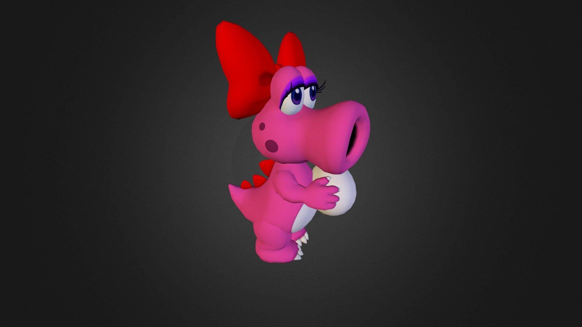 Wii - Super Smash Bros Brawl - Birdo Trophy - 3D model by joffeorama ...