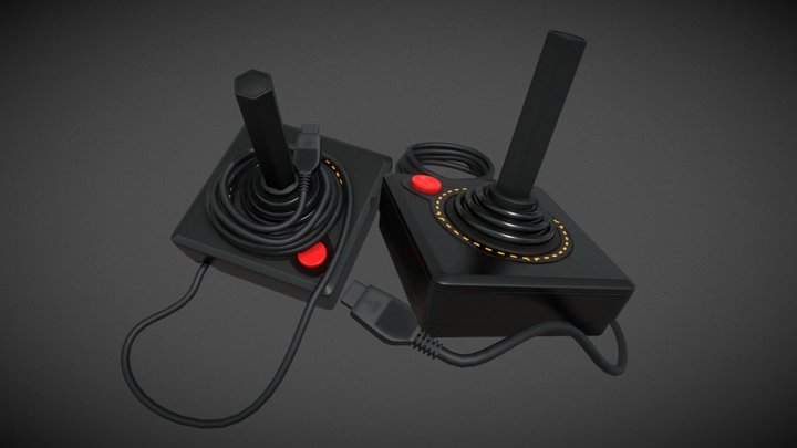 Joystick 3D models - Sketchfab