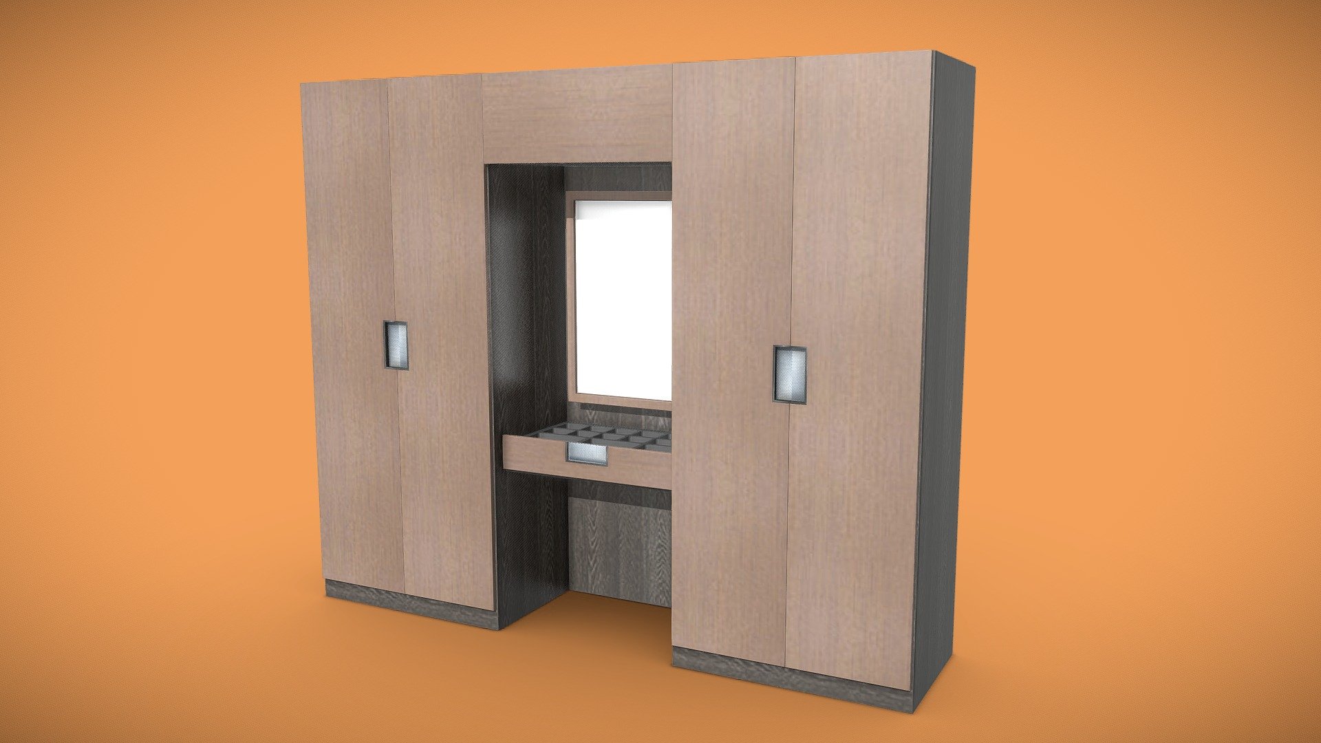 Wooden Closet - Buy Royalty Free 3D model by feraszuhair ...