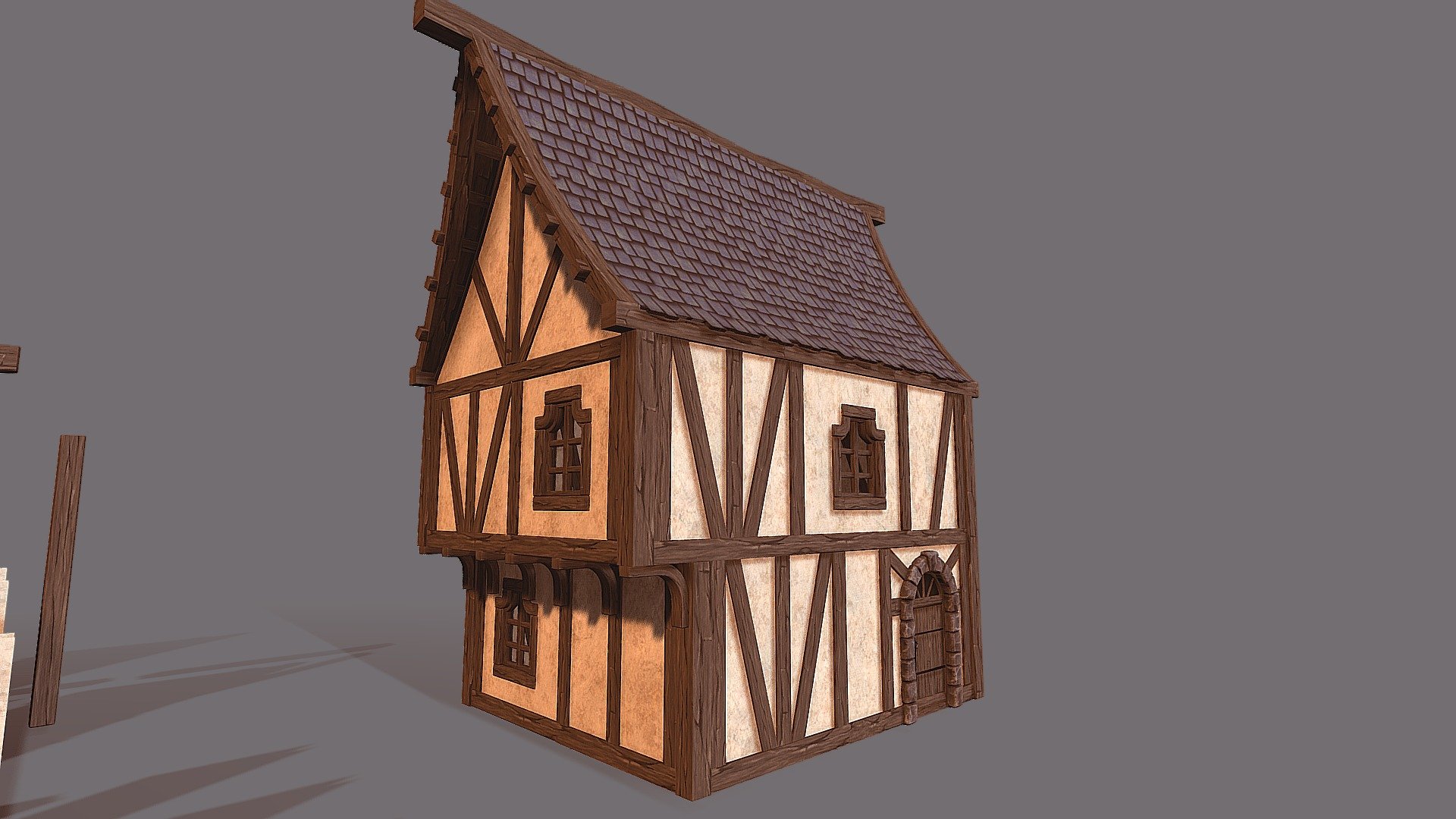 Stylized Medieval House - Modular Pack Standard - Buy Royalty Free 3D ...