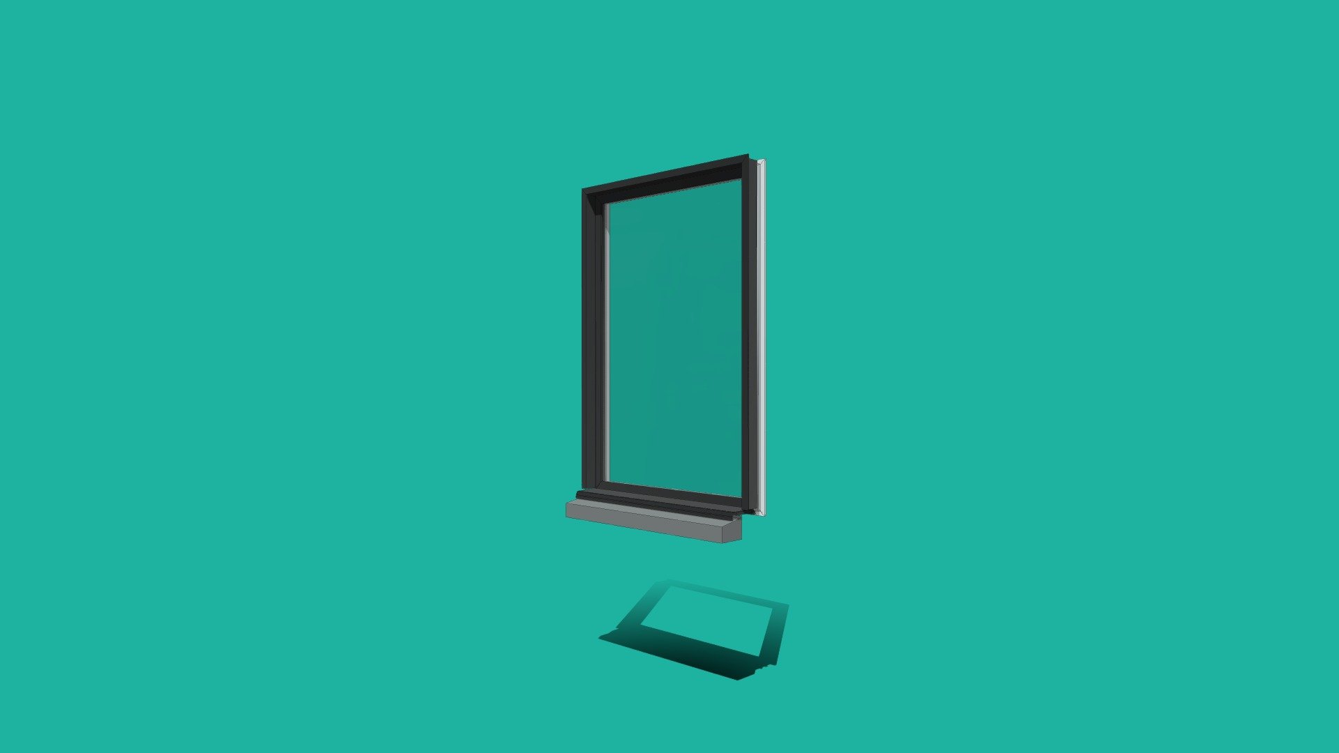 Fixed Frame Window - 100x150cm (FBX) - Download Free 3D model by R3D ...