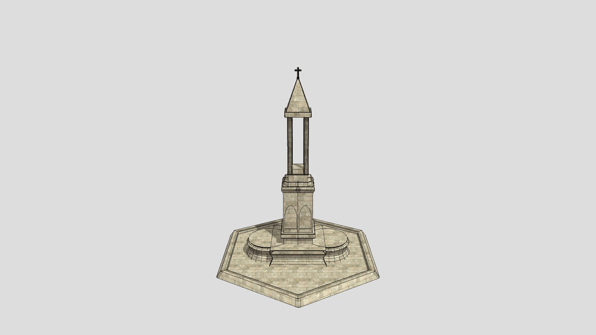Garden statue - Download Free 3D model by CrownOfThorns [e677723 ...