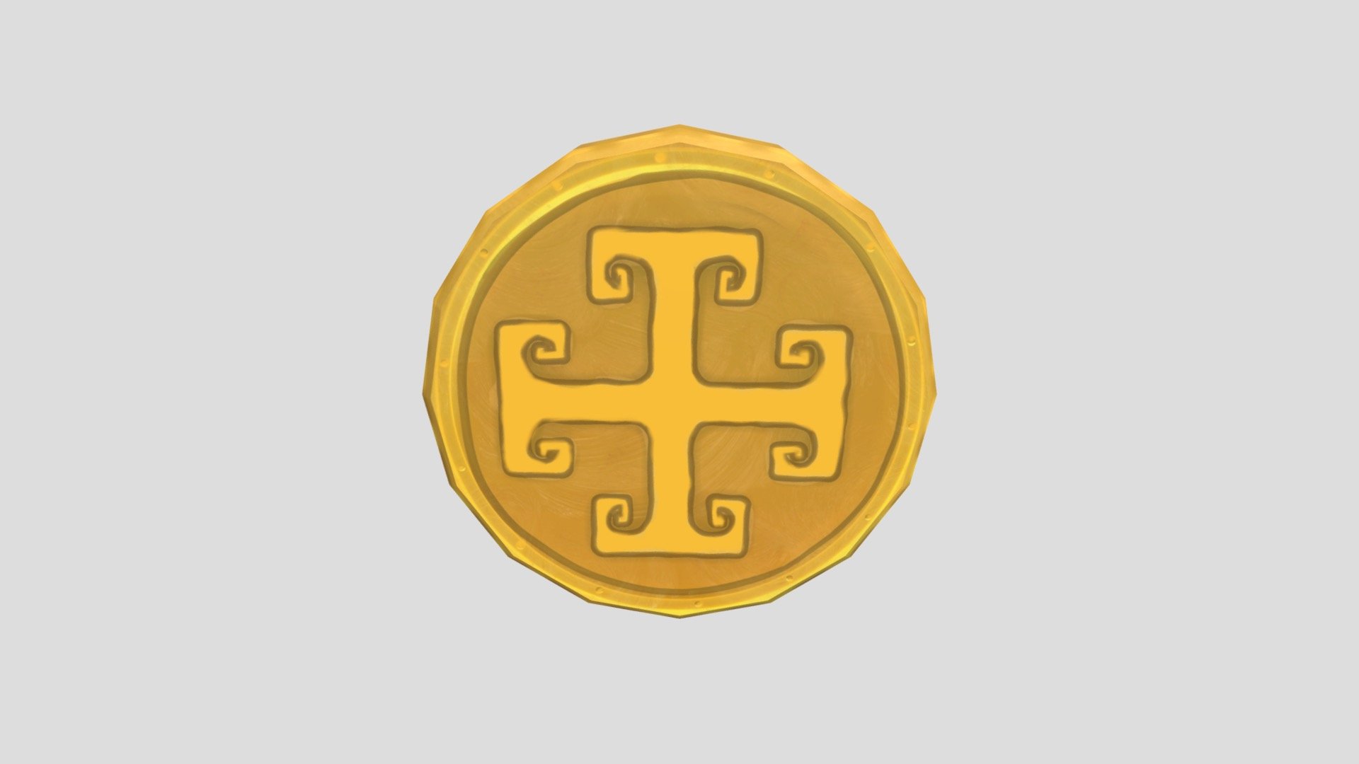 Comsic Shake-Gold Doubloon - 3D model by Sajin Mickey Firey fan 1342 ...