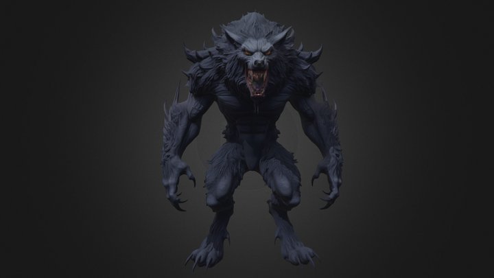 Werewolf 3D models - Sketchfab
