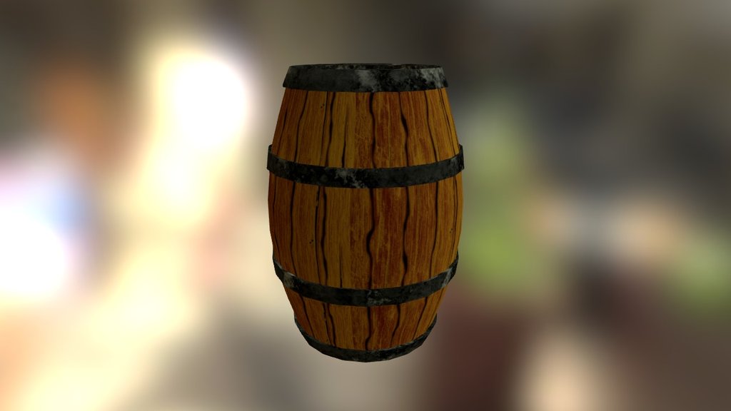Barrel - 3D model by jeremy.rothwell [e67a432] - Sketchfab