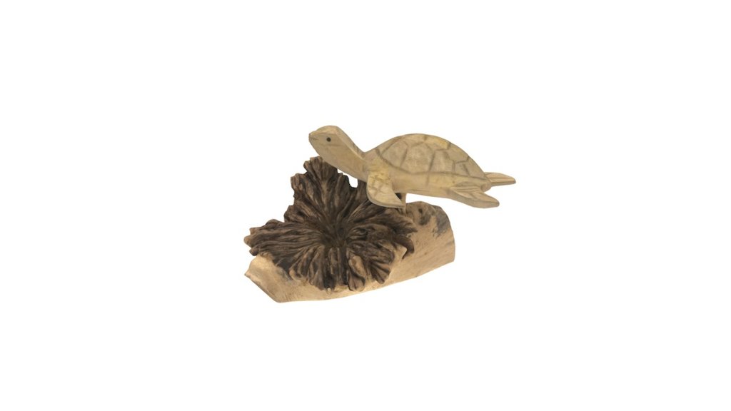 Bali Sea Turtle Wood Carving - 3D model by Ashley (@ashhase) [e67af30 ...