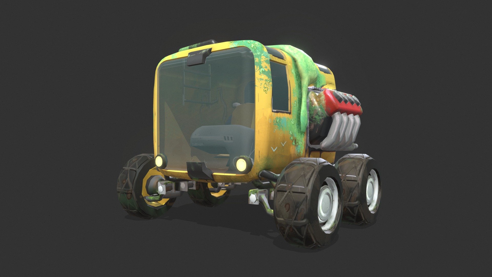 Cartoon Car : Cube Y-333 - 3D model by Mathias M (@Yuzuji) [e67b41b ...