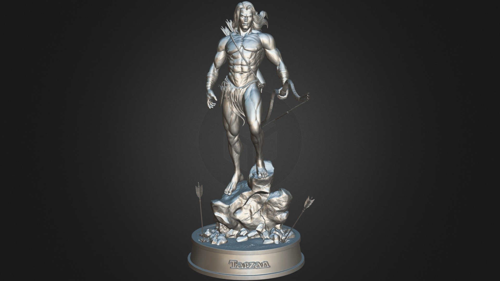 Tarzan 3D Model - Buy Royalty Free 3D model by Yacine BRINIS ...