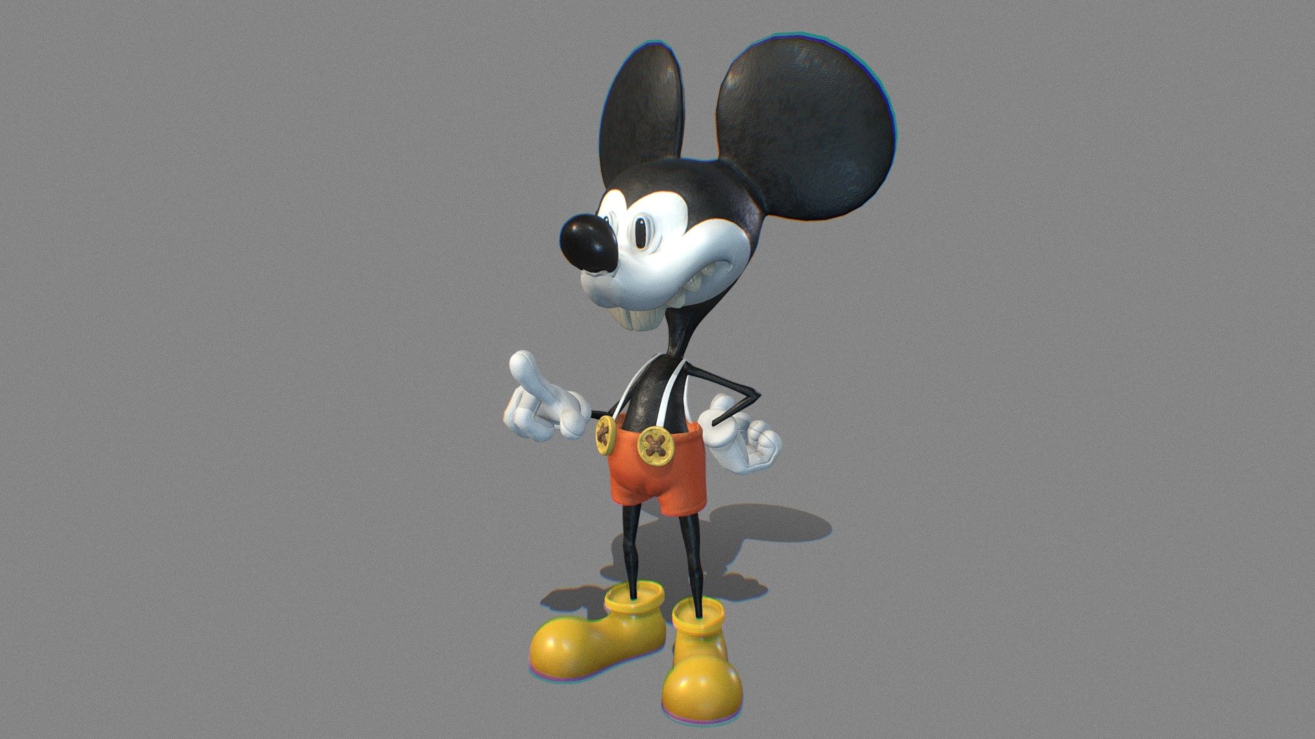 Mickey Mouse - Fan Art - 3D model by JustNoctem_ (@ricardofra86 ...