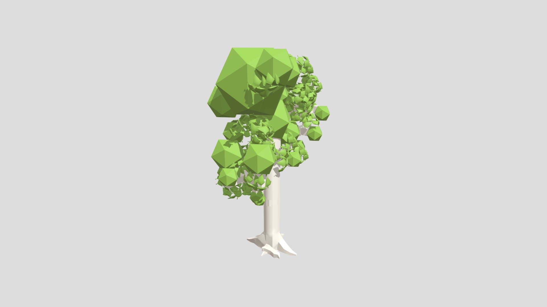 Tree Green Low Poly - 3D model by orionite [e67c9ed] - Sketchfab