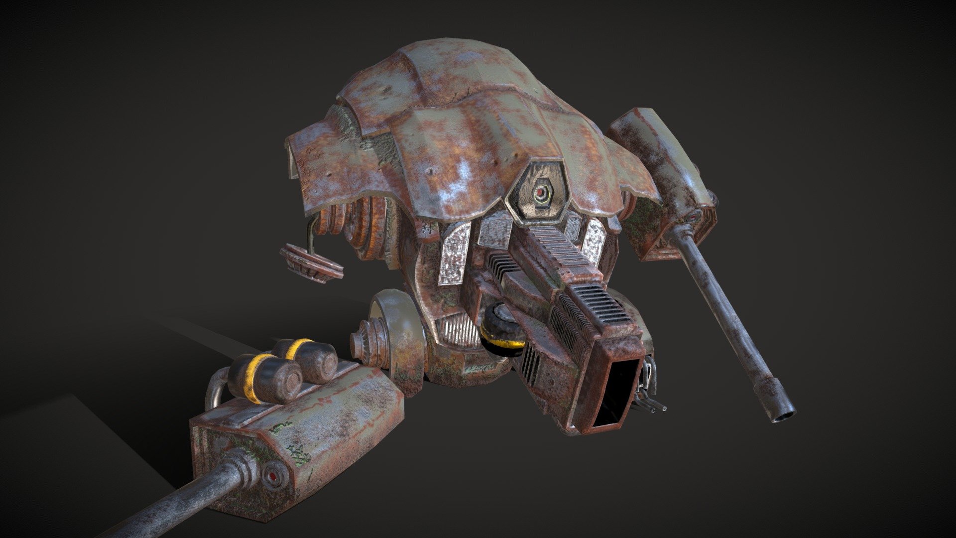 Destroyed War Robot - Buy Royalty Free 3D model by Panki6 [e67d4e0 ...