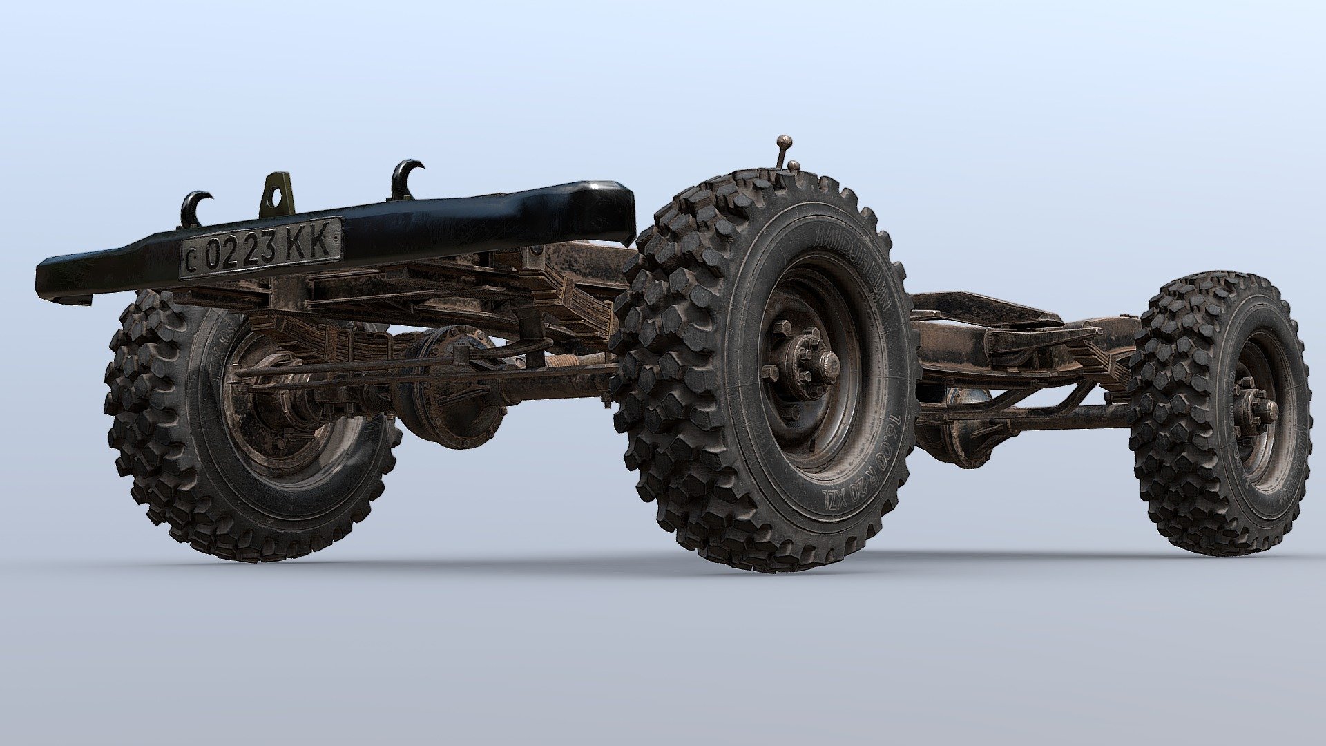 GAZ-69 Vehicle Chassis / Frame - Download Free 3D model by Peter ...