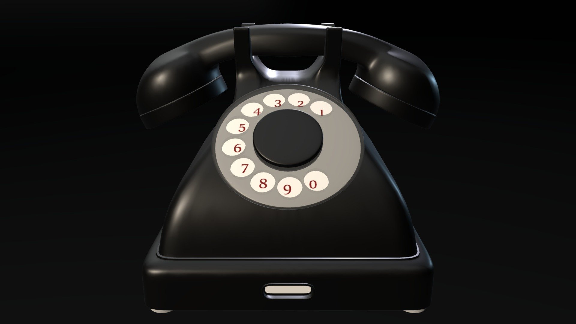 rotary telephone - Download Free 3D model by Tom Kandel (@TomKandel ...