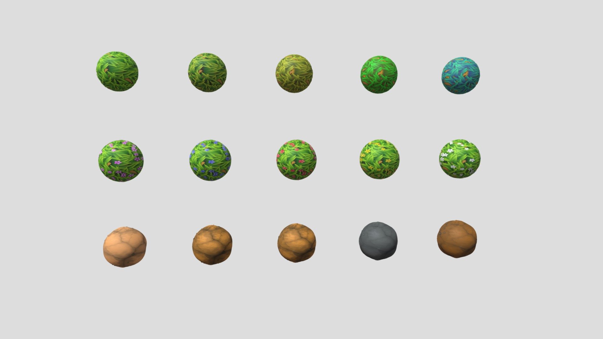 Stylized Ground Materials - Buy Royalty Free 3D model by Husaria ...