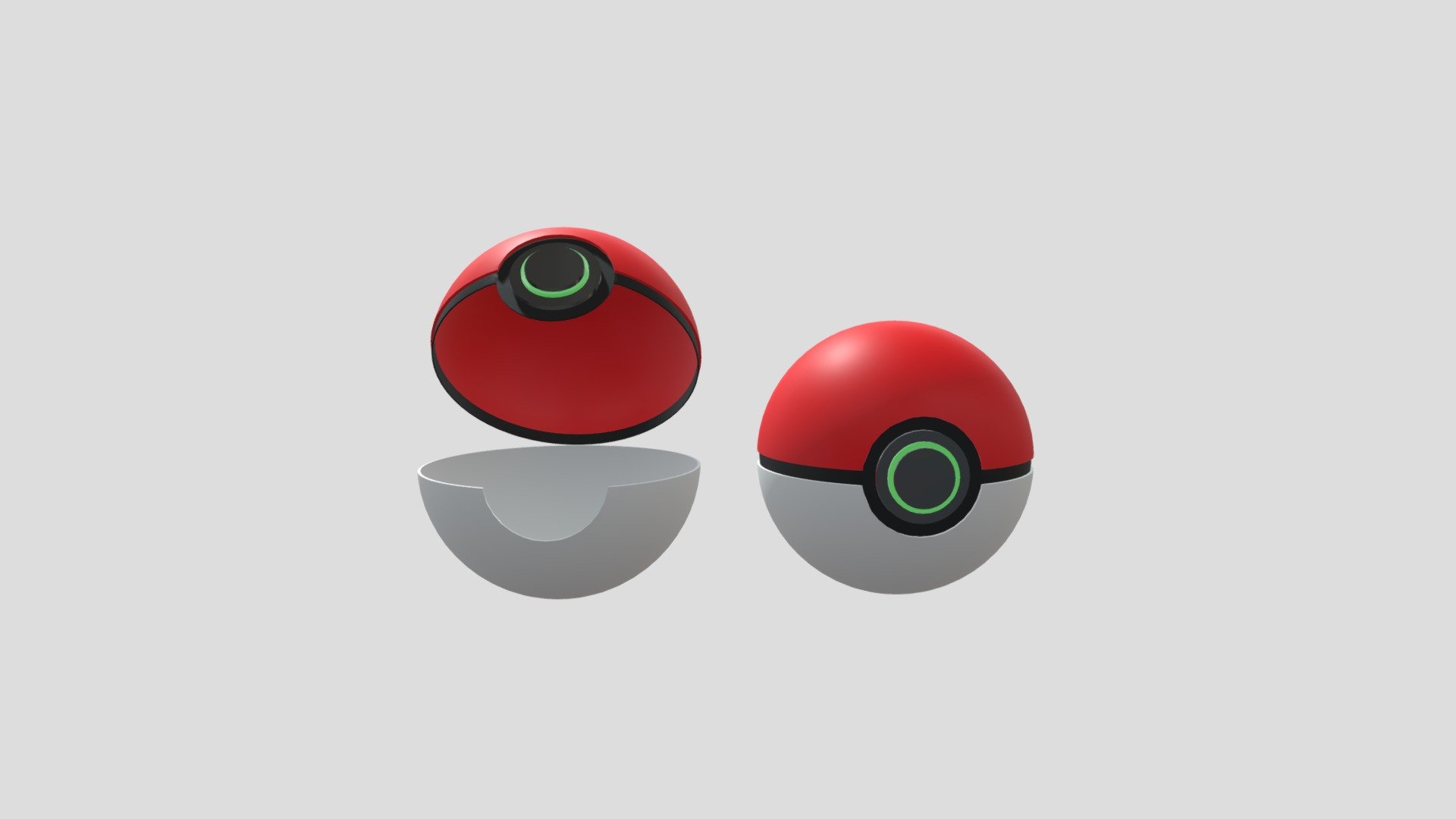 Pokeball - 3D model by Blender-Daisy [e6814ed] - Sketchfab