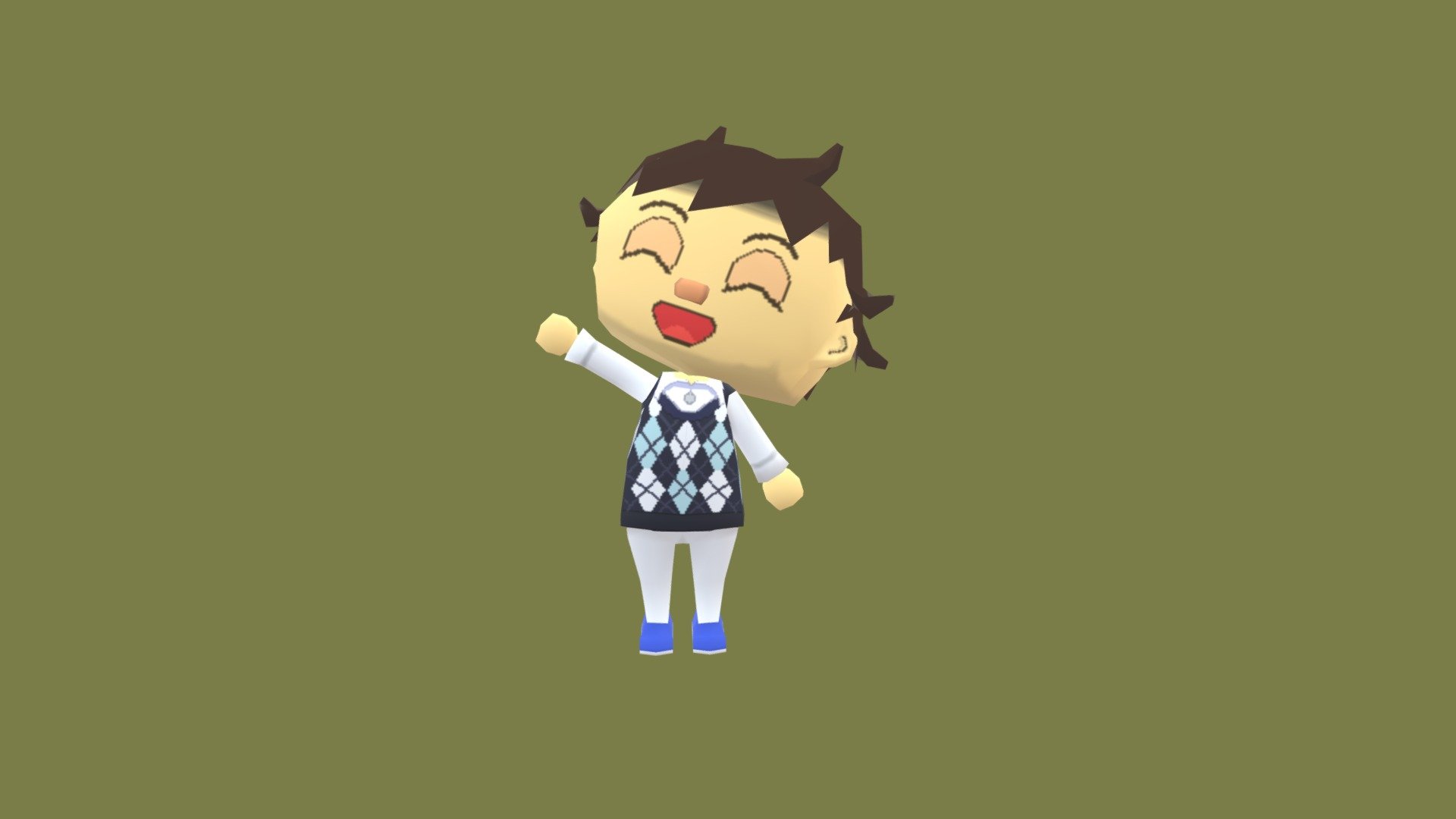 Mau - Animal Crossing NH Avatar (Commission) - 3D model by Corbeau ...