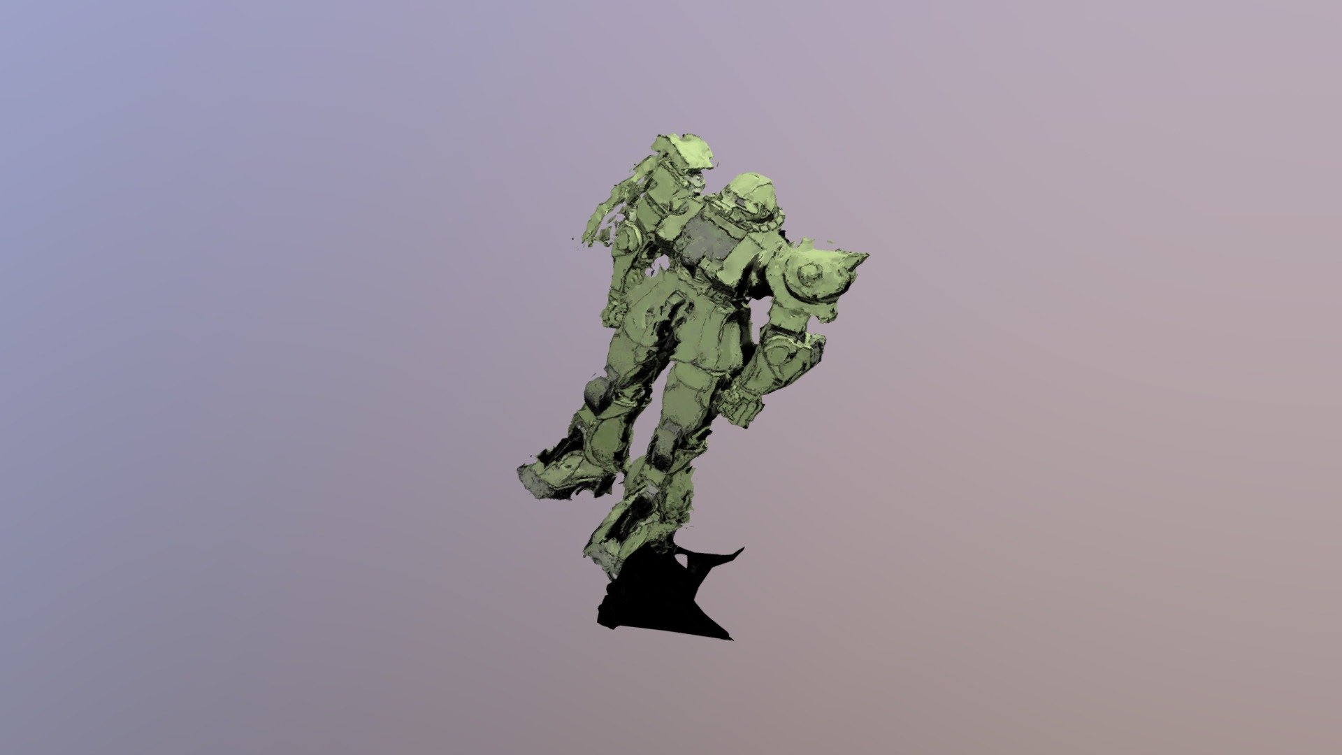 Zaku2 Dot (3DF Zephyr) - 3D model by hou_sou_shi [e683b9a] - Sketchfab