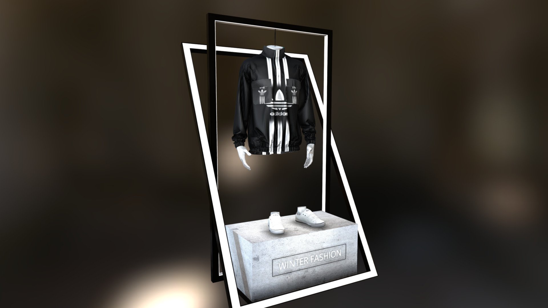 ADIDAS WINTER DISPLAY - VISUAL MERCHANDISING - Download Free 3D model ...