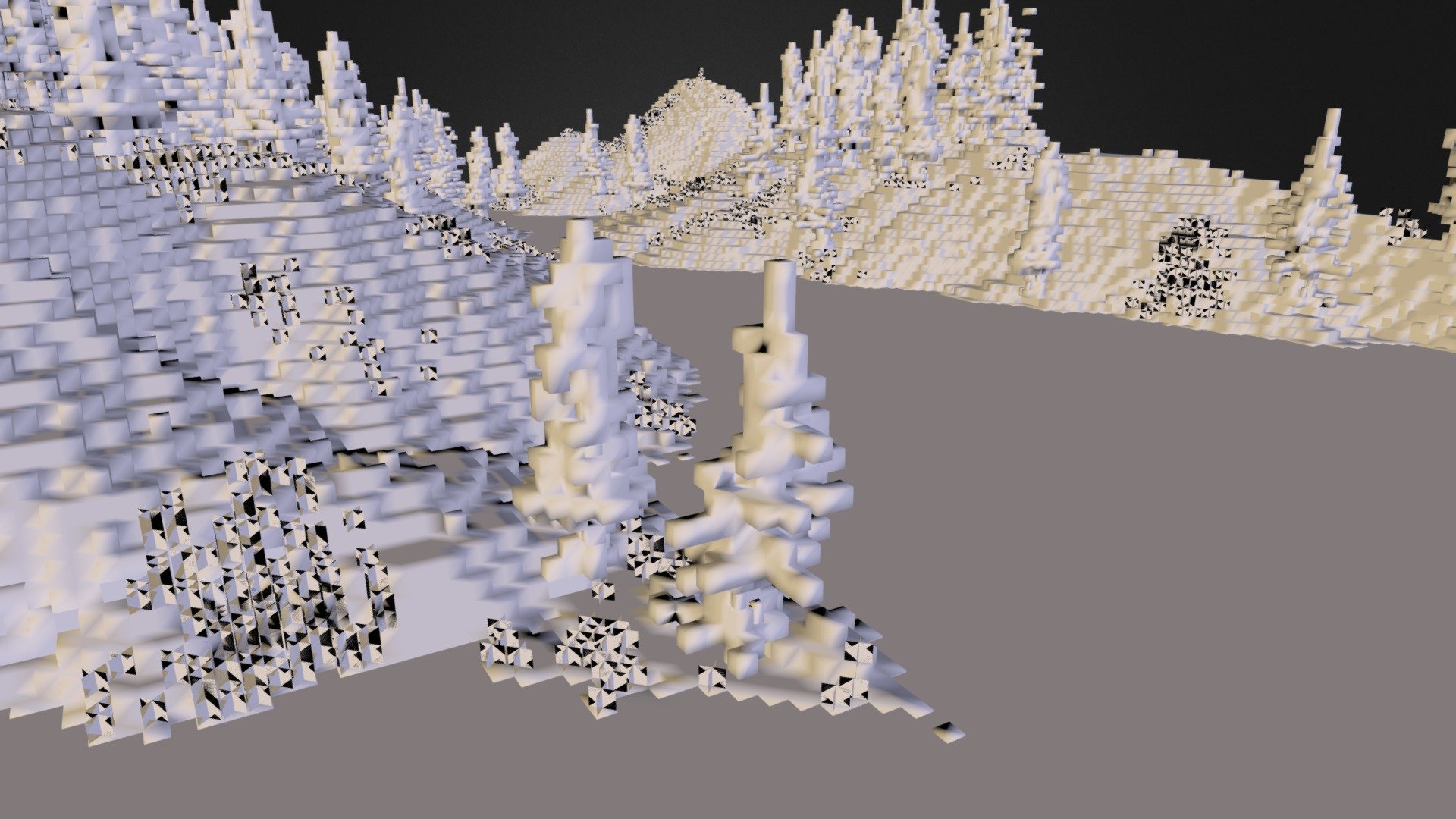 Alpine Valley Minecraft 3D - 3D model by xnathounator [e684d77] - Sketchfab