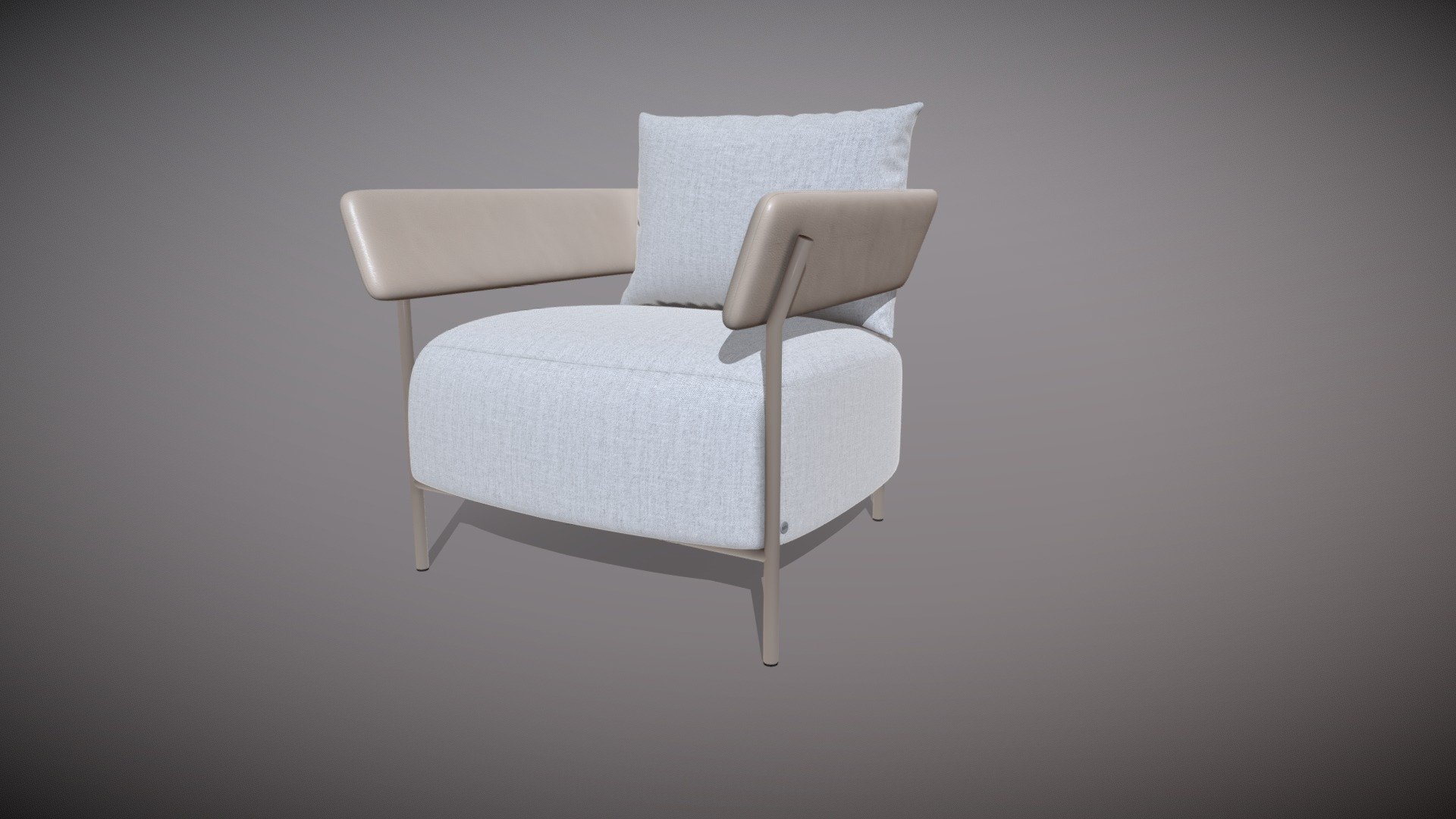 Poltrona Ema - 3D model by Homak (@edudias) [e685fbb] - Sketchfab