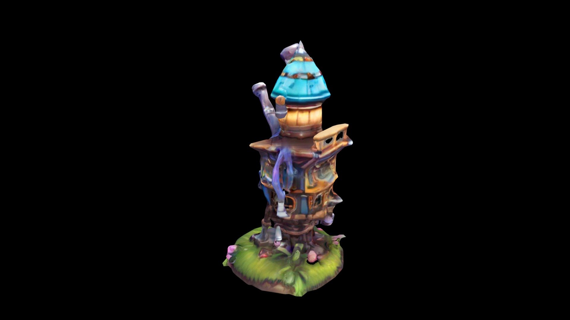 Tower Fall RTS building 12155da1-a819-4741-9f55- - Download Free 3D ...