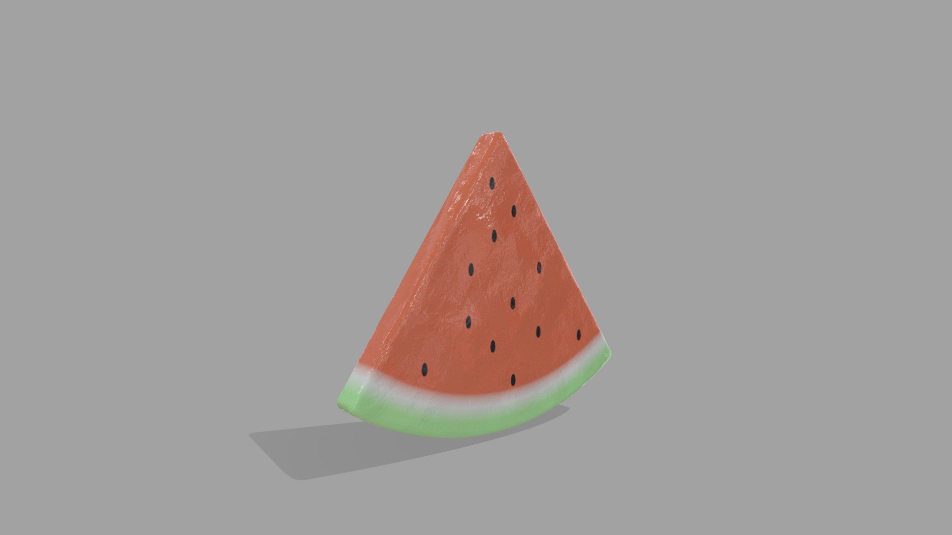 Watermelon slice - 3D model by dev.mansaf [e6872ed] - Sketchfab