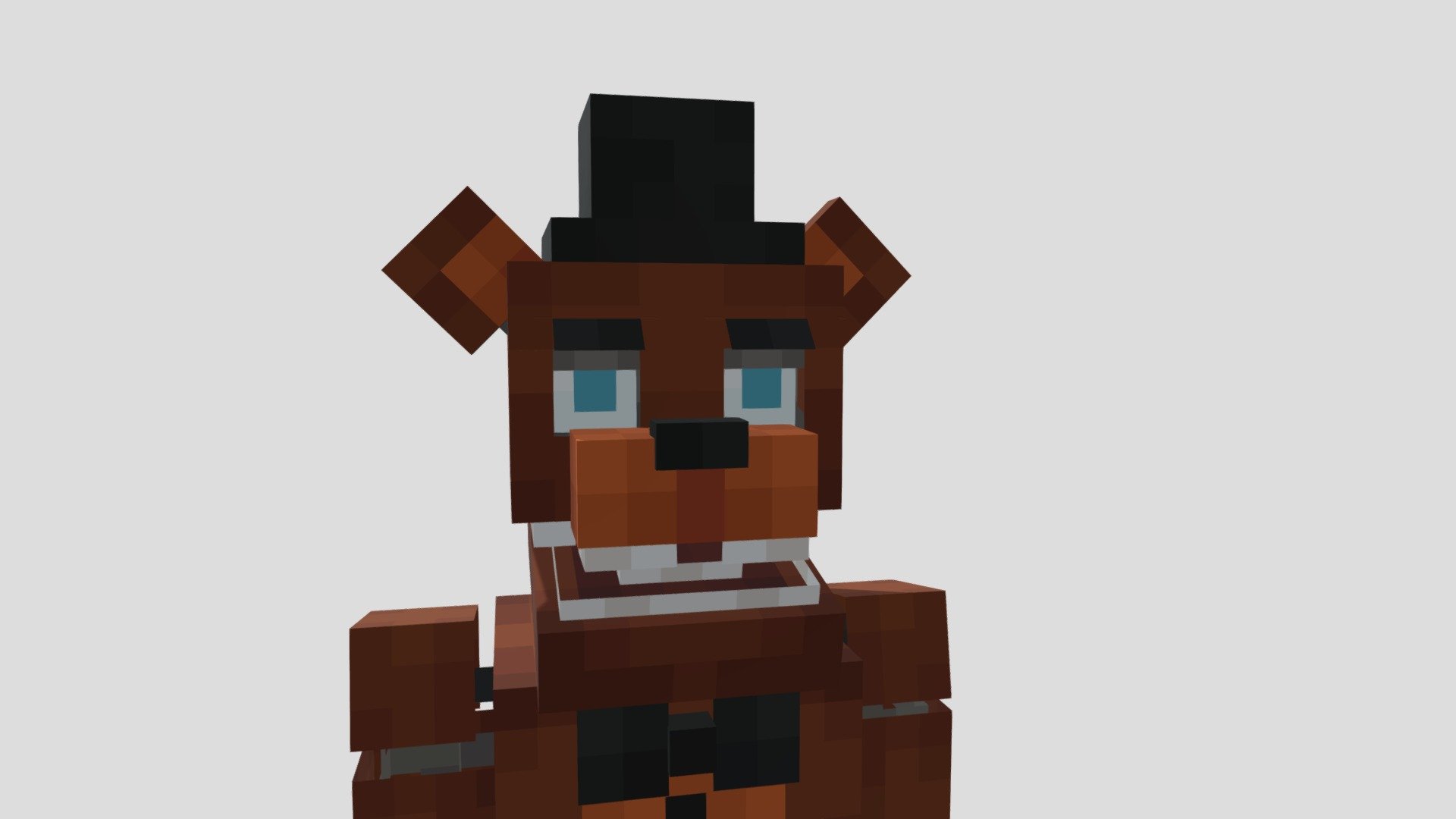 minecraft_unwithered_freddy_fnaf - Download Free 3D model by blockbench ...