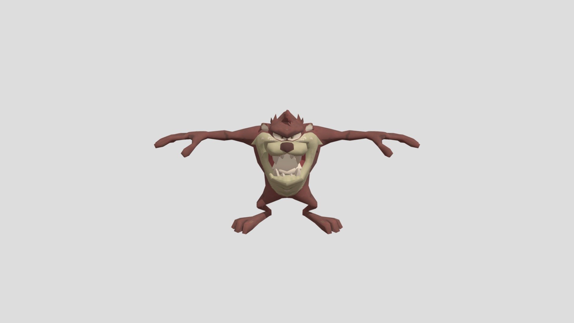 Taz - Download Free 3D model by I'm a Looney Tunes Fan! (@Mariwofhwod ...