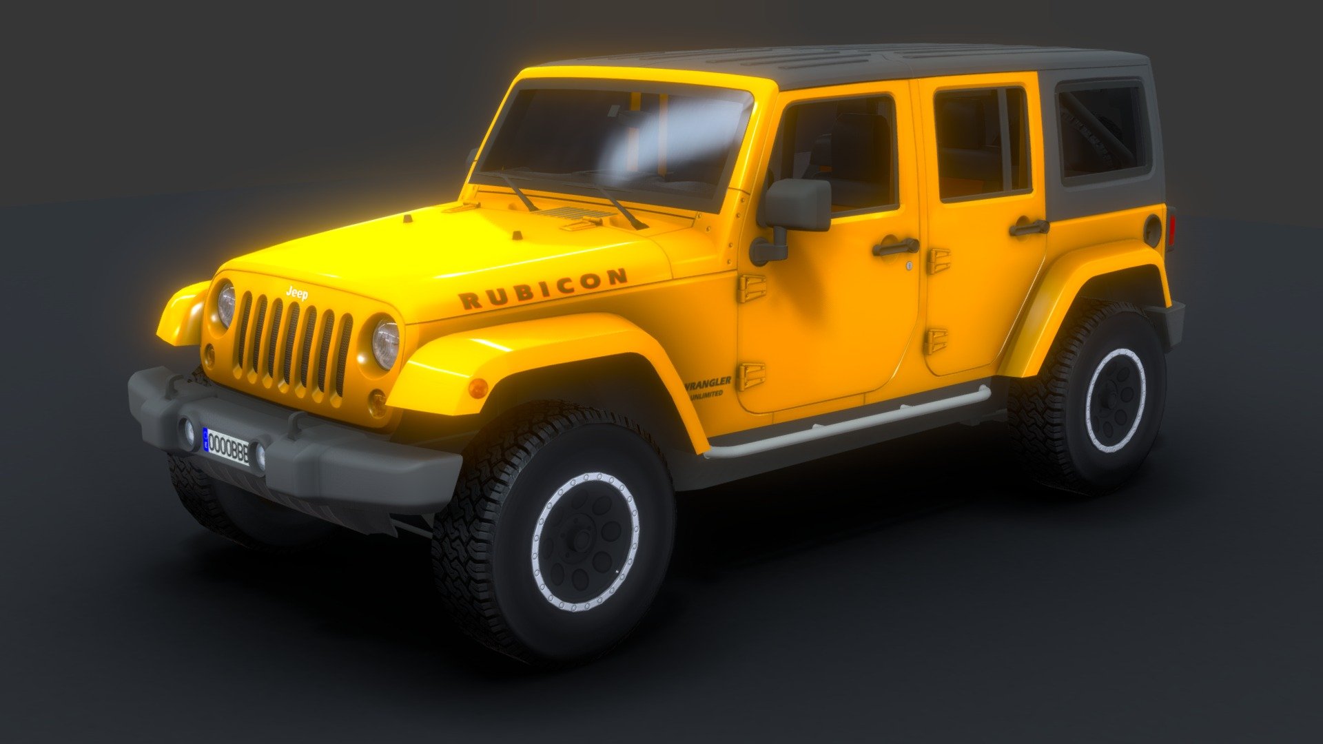 Jeep Rubicon 2012 - Buy Royalty Free 3D model by codexito [e688432 ...