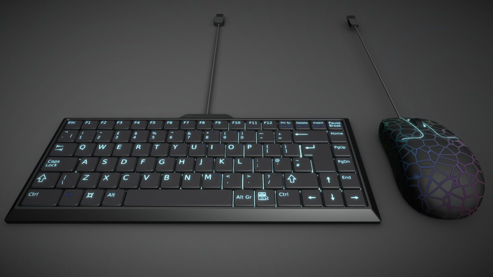 Keyboard and Mouse - Download Free 3D model by Helindu [e6892be ...