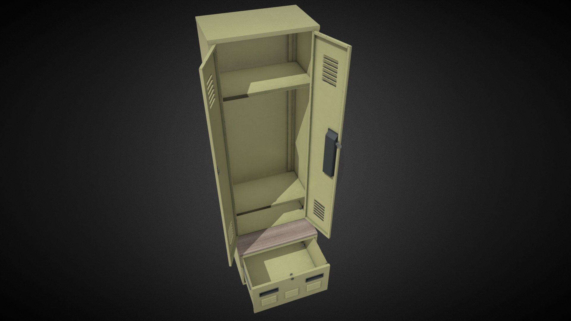 Metal Locker 03 - Buy Royalty Free 3D model by Sota 3007 (@celsota3007 ...