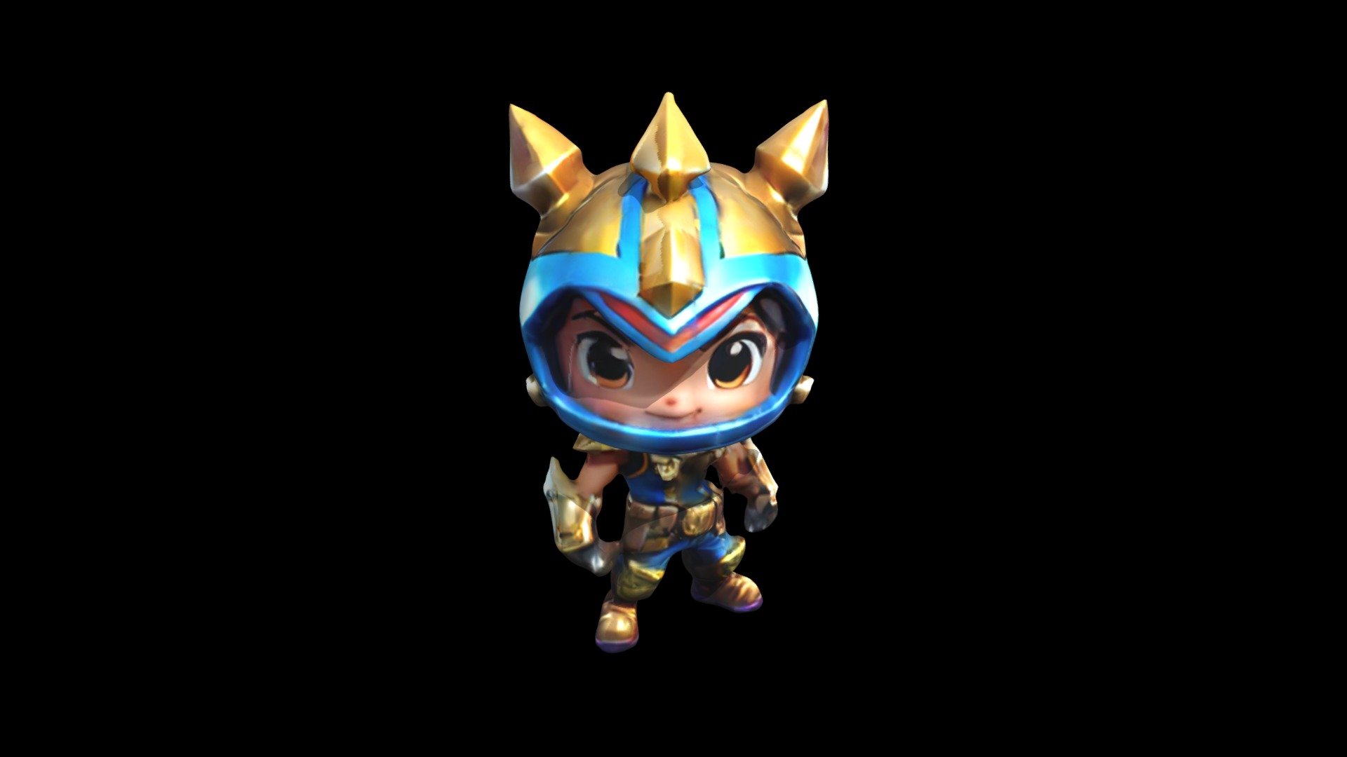 "Brave Blue Knight " figure - Download Free 3D model by klrxyz [e68ad0a ...