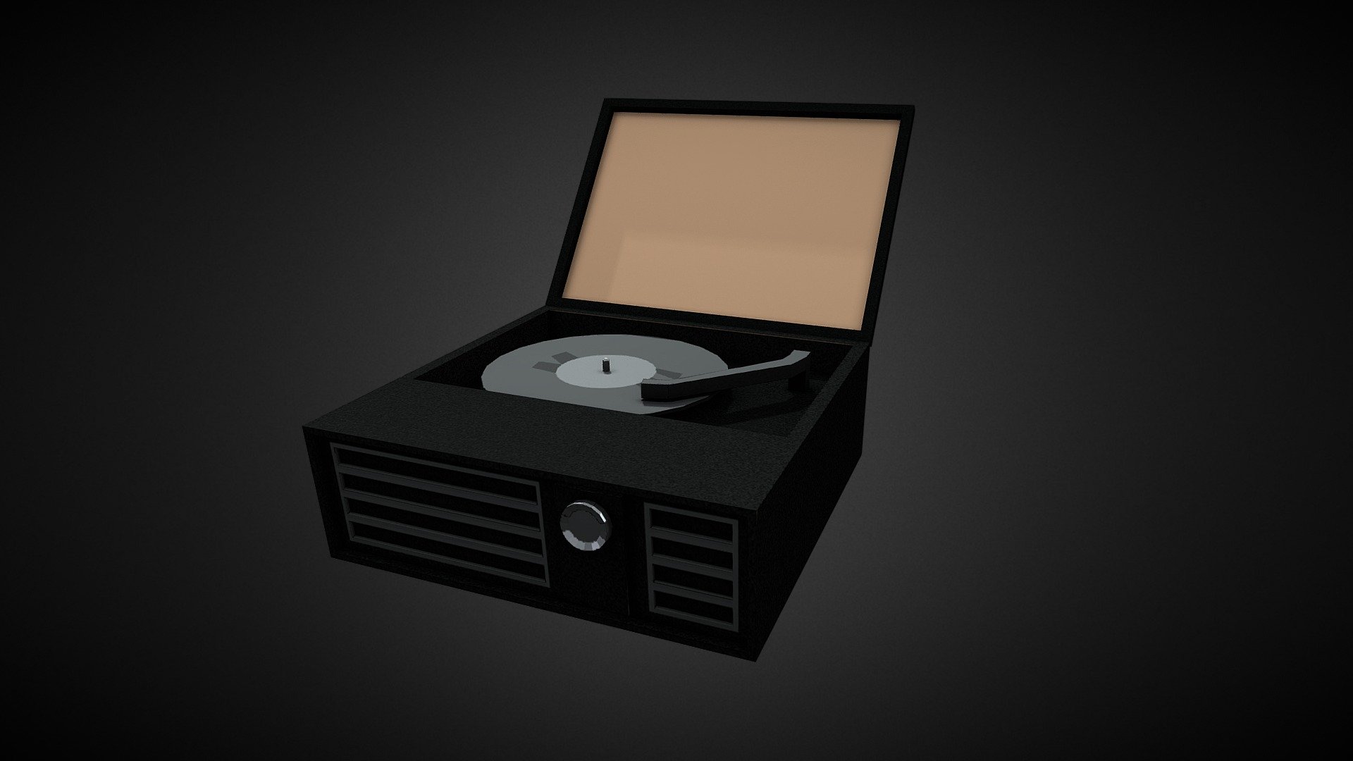 Low Poly RecordPlayer - Buy Royalty Free 3D model by fieldworks ...